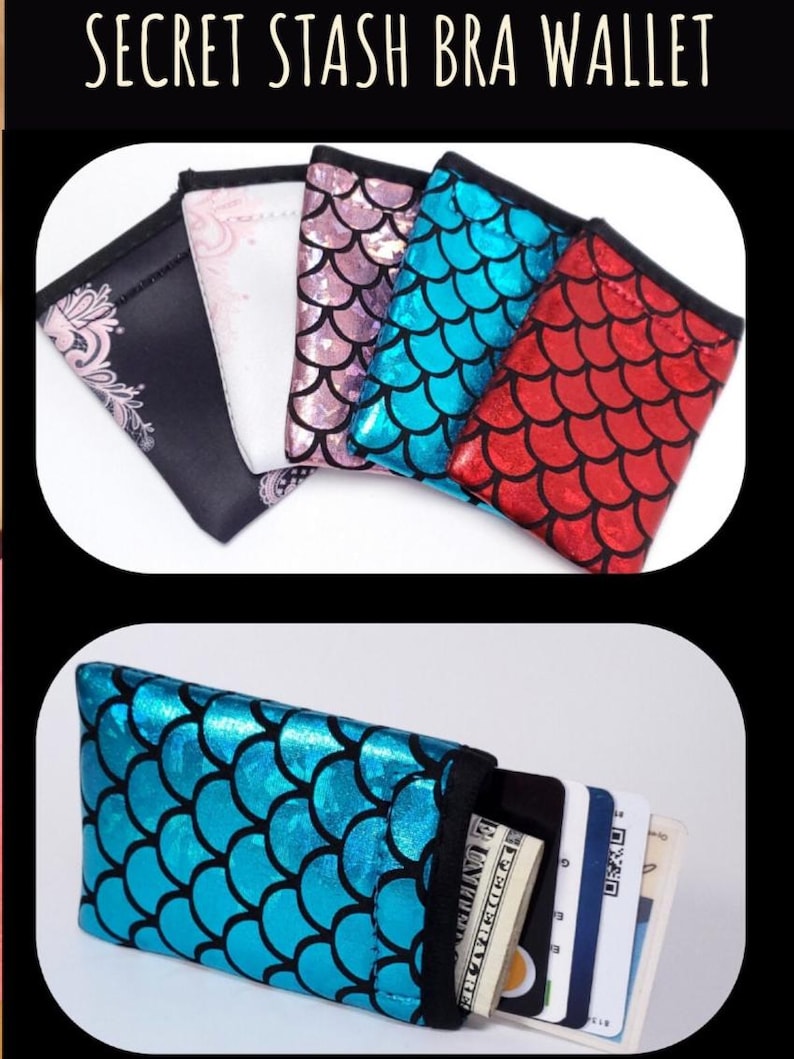 Secret Stash Undercover Bra Wallet - Miniature Travel Wallet for Her ...