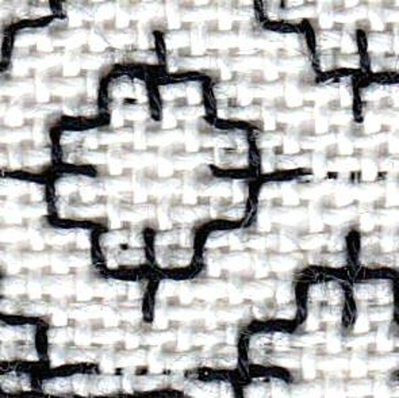 Blackwork Flower Pattern, Vintage Embroidery Design (PDF Pattern) - Etsy