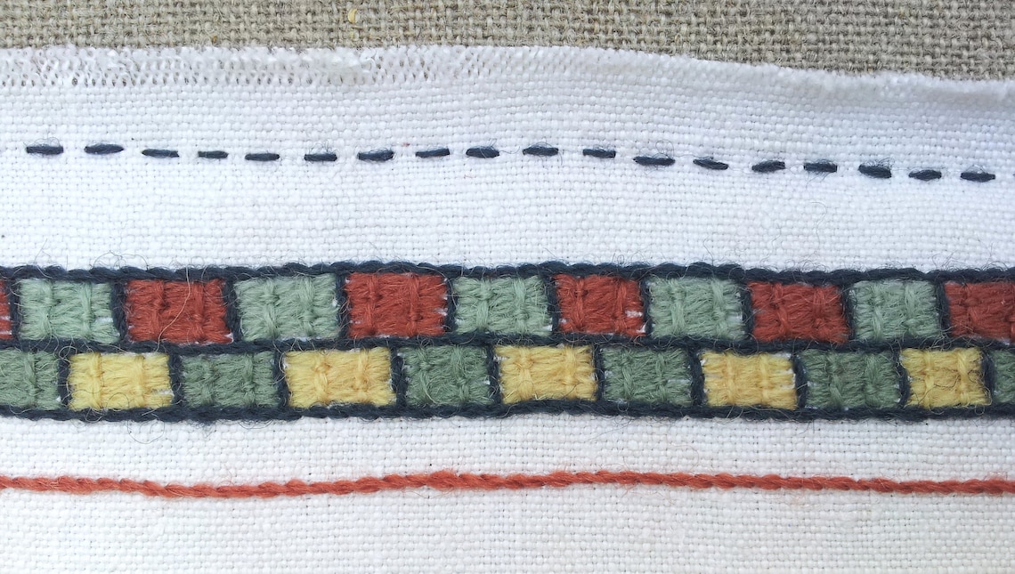 Bayeux Stitch, Hunting Hounds, Leaping Dogs, Running Animals, Tapestry ...