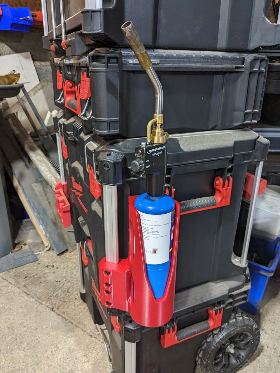 Milwaukee PACKOUT Integrated Battery Storage M12, M18 External/internal ...