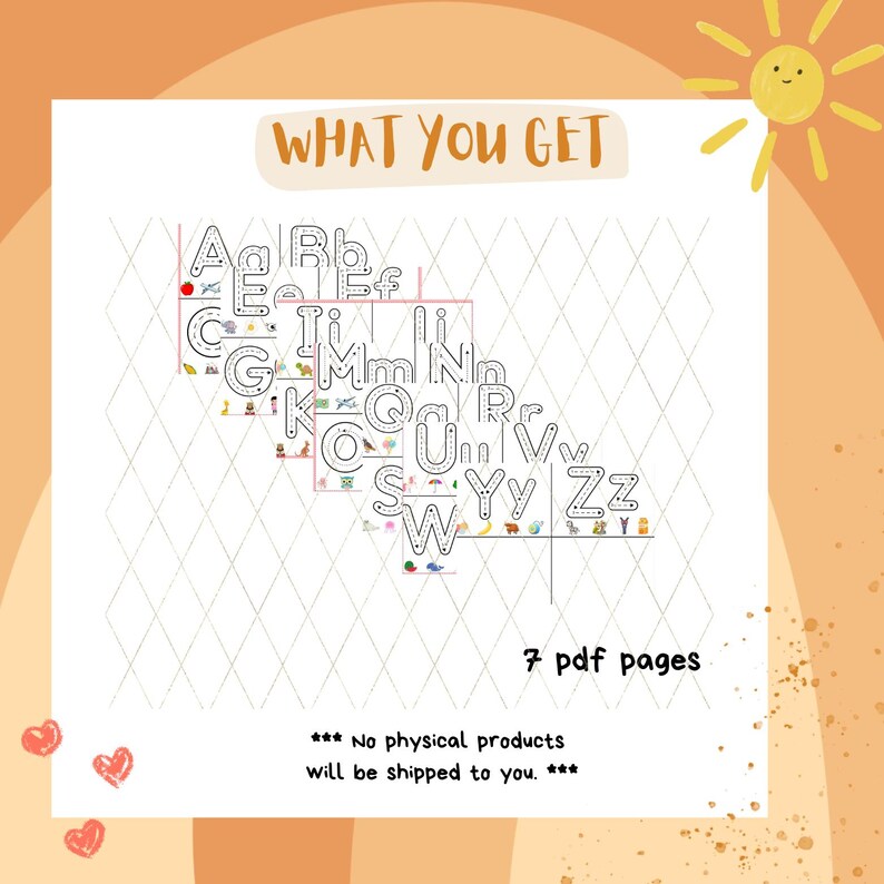 ABC Clip Cards Printable | Beginning Sounds & Letter Tracing | Hands-on ...