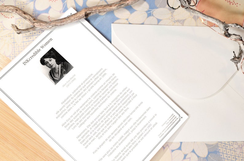 Alice Guy Blaché Inkcredible Women - Etsy