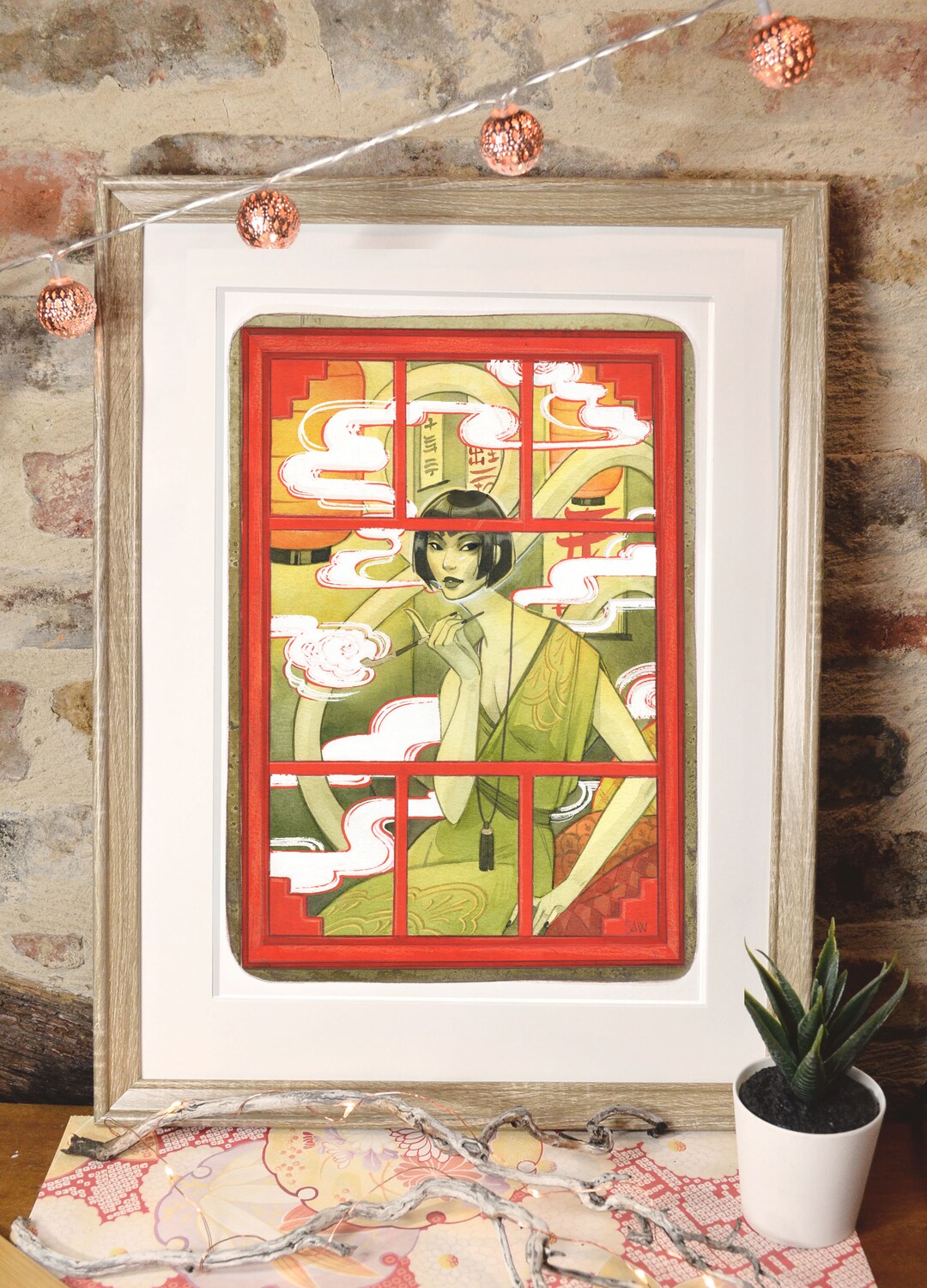 Yokai - Rokurokubi the Long-neck Lady - Etsy