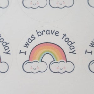 35pcs BRAVE Rainbow Teacher Reward Stickers, Teacher Gifts, Teacher ...
