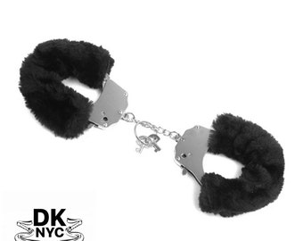 Fuzzy Handcuffs - Etsy