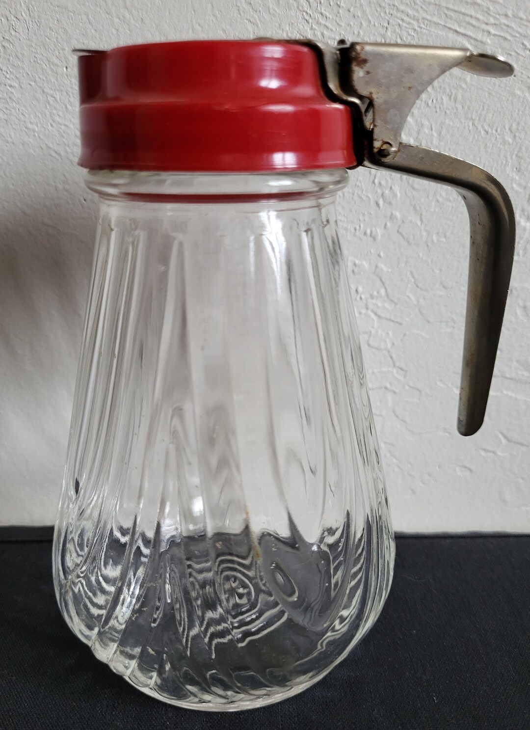 1960's Glass Syrup / Sugar Jar - Etsy