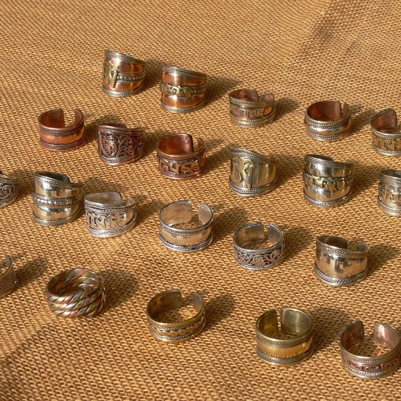 Tibetan Rings - Etsy