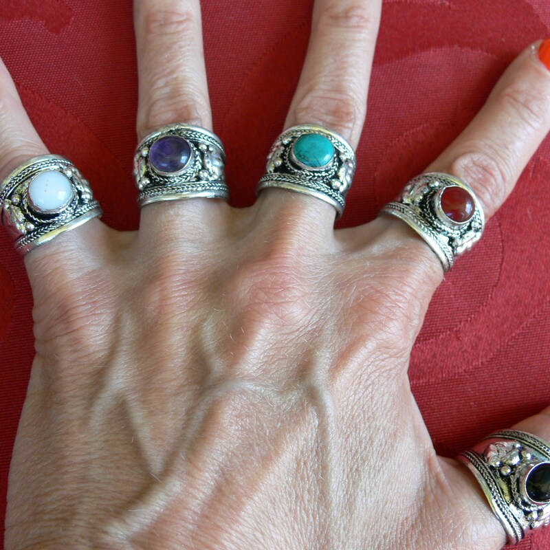 Tibetan Rings - Etsy