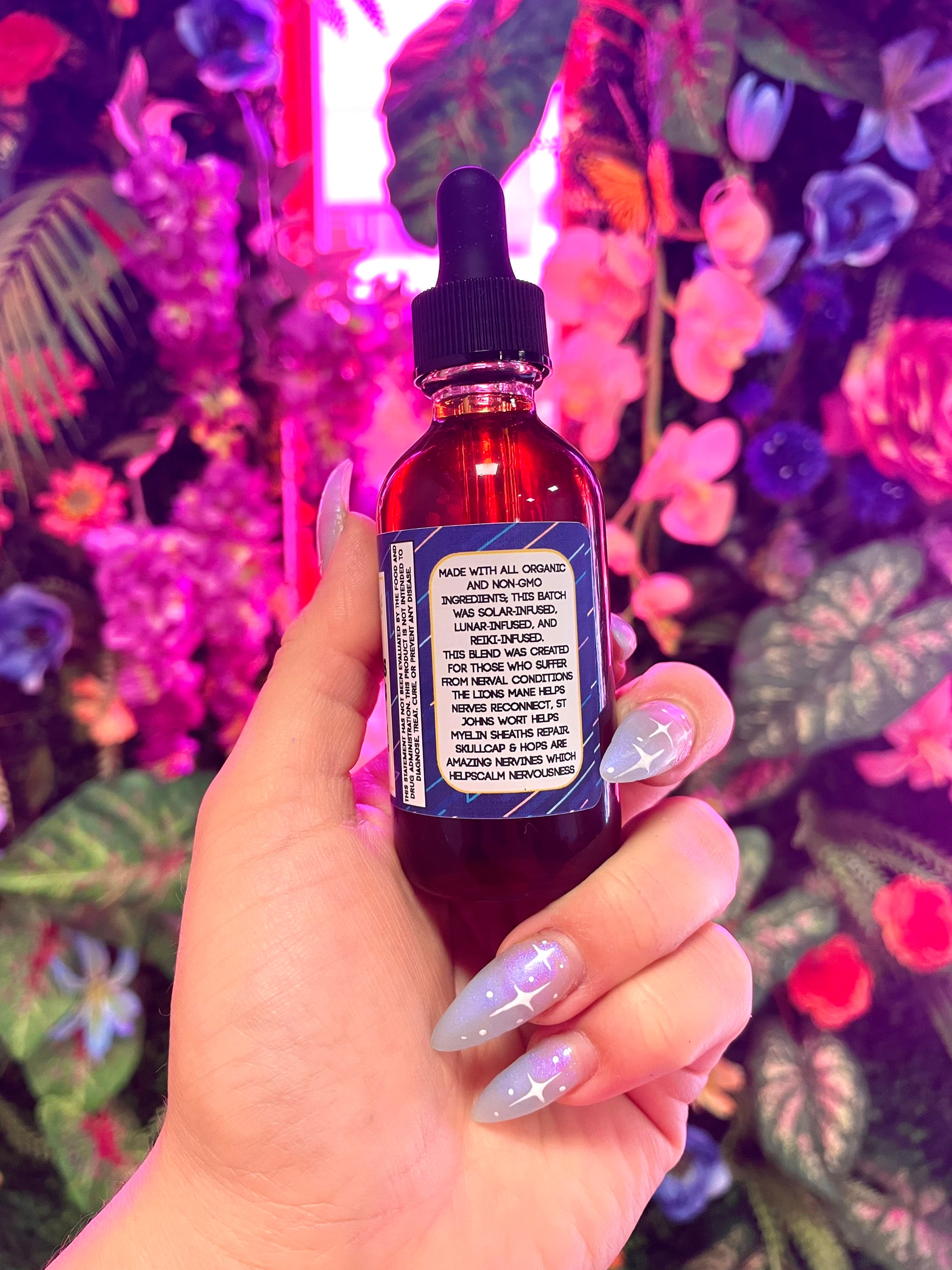 Para Los Nervios Herbal Nerve Tonic Glycerite - Etsy