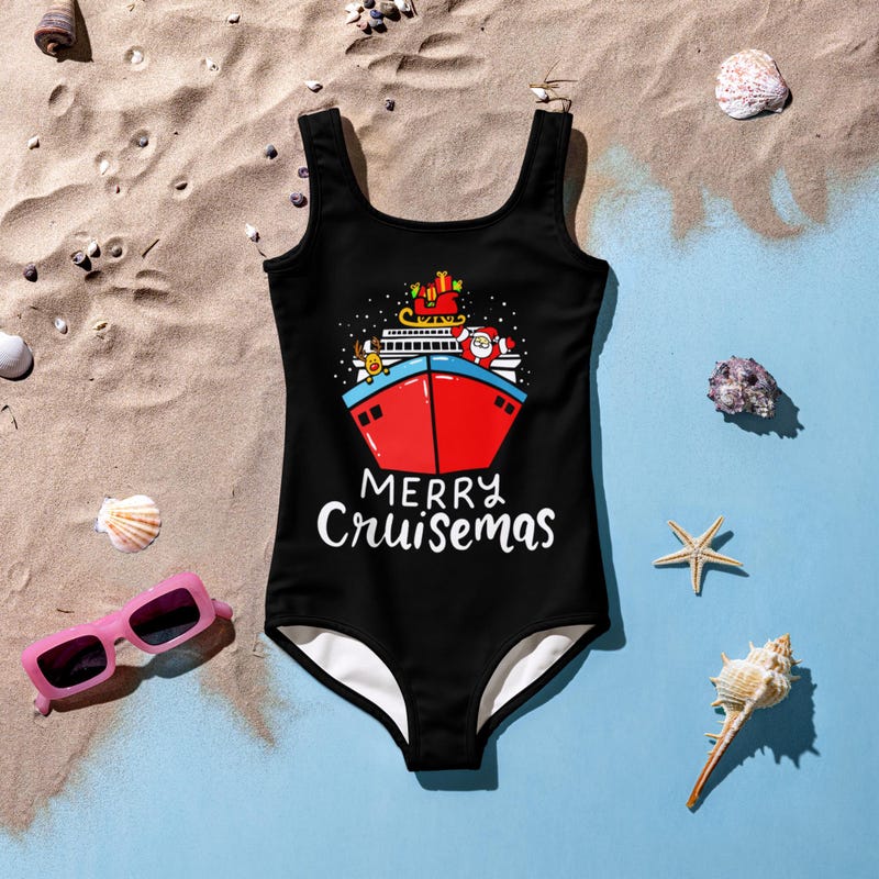 Christmas Swimsuit - Etsy