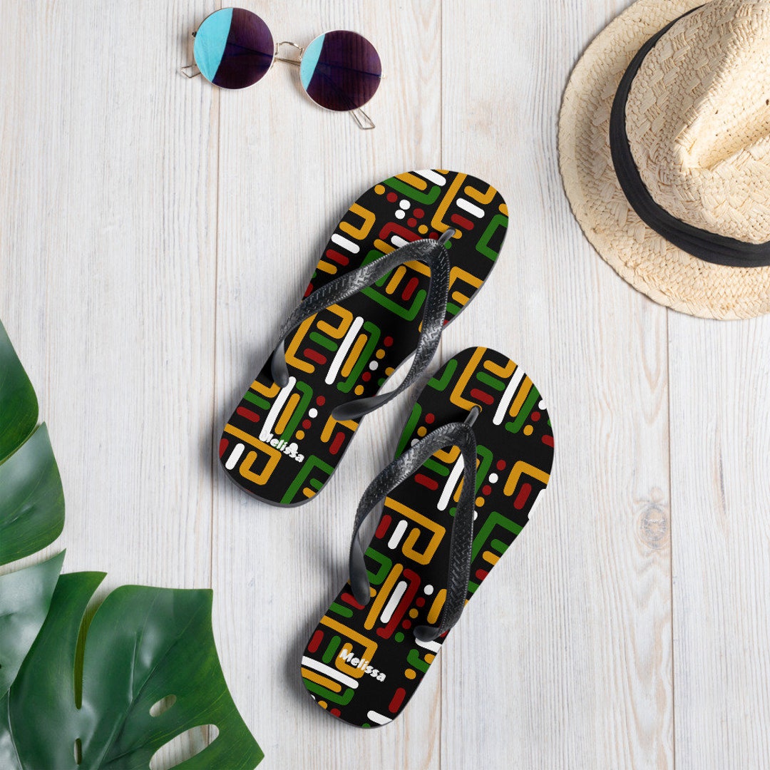 Juneteenth Flip-flops, Custom Flip Flops, Name Gift, Juneteenth Girl ...