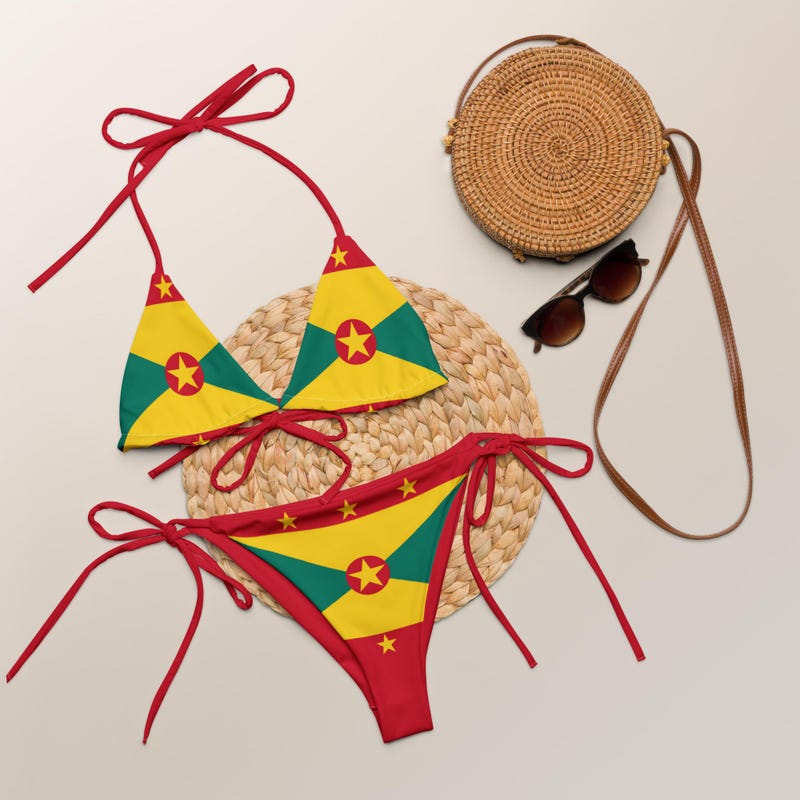 Large Bust String Bikini - Etsy