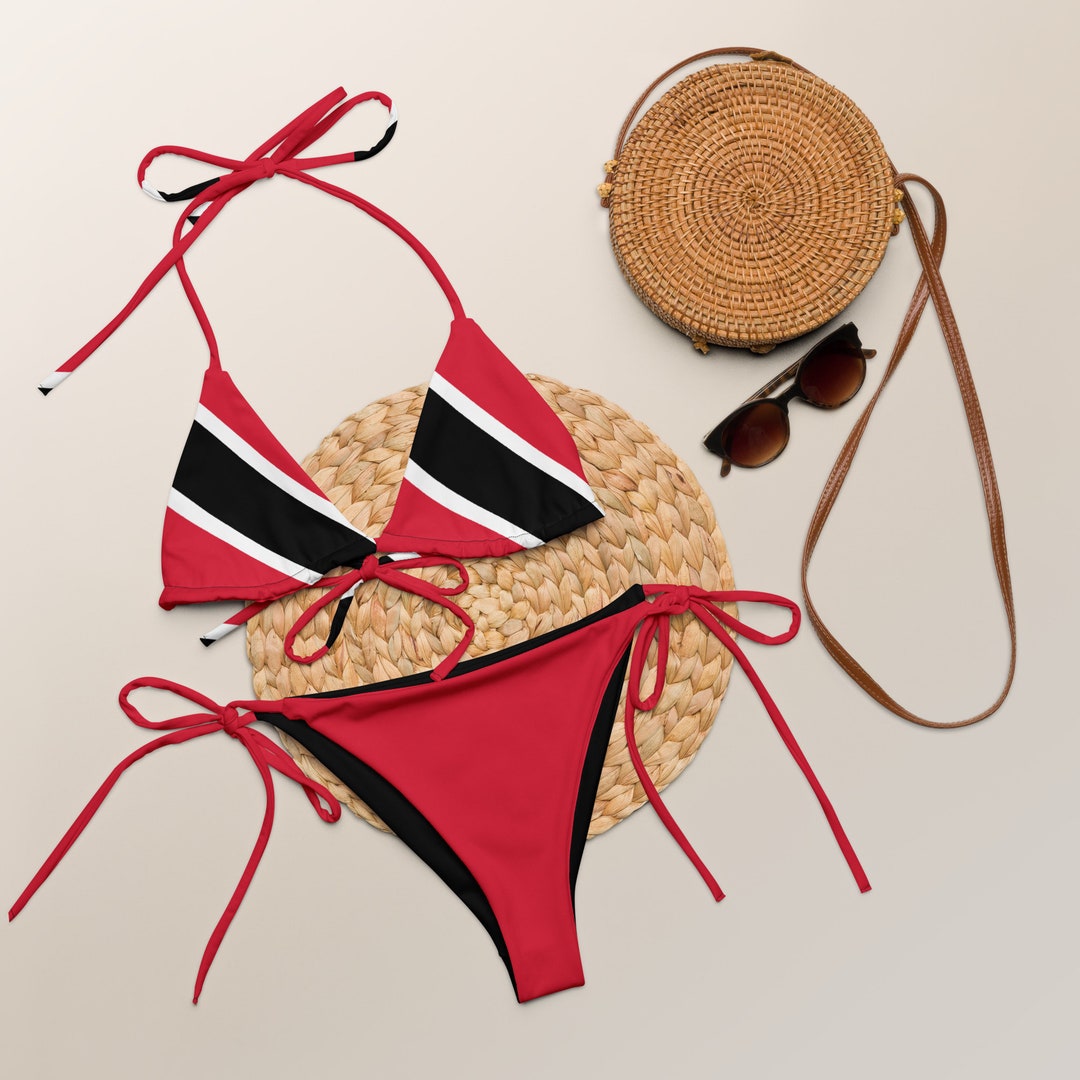 Trinidad String Swimsuit, Trini Swimsuit, Red Swimsuit, Trinidad ...