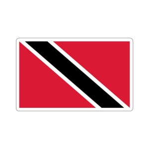 Trinidad Flag Sticker, Trini, Trinidad Carnival - Etsy