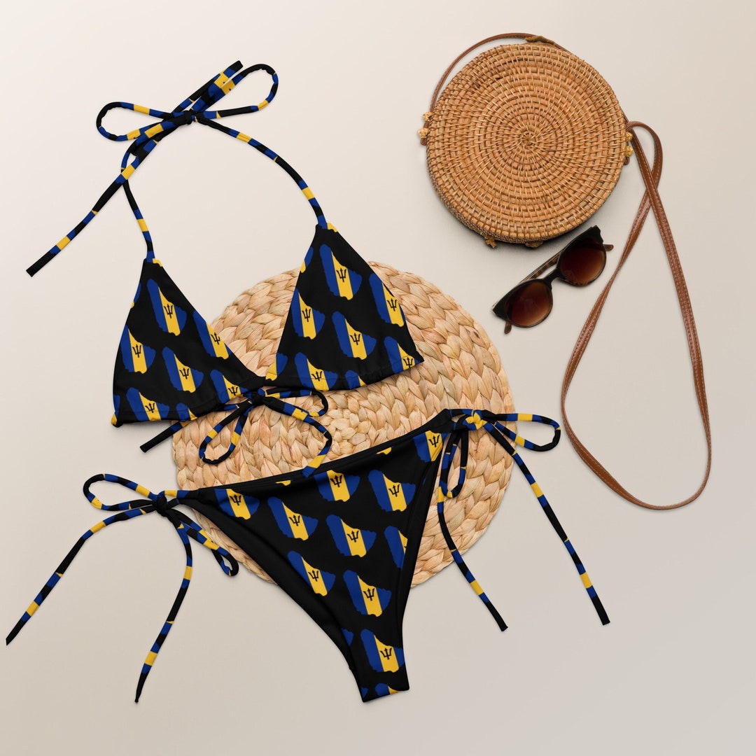 Barbados String Bikini, Bajan Clothing - Etsy
