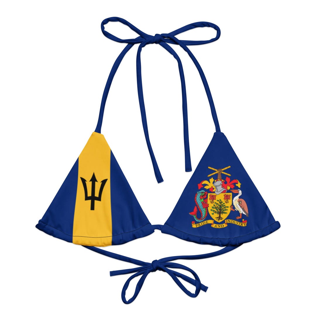 Barbados Bikini, Coat of Arms, Barbados Swimwear, Bajan Swimsuit ...