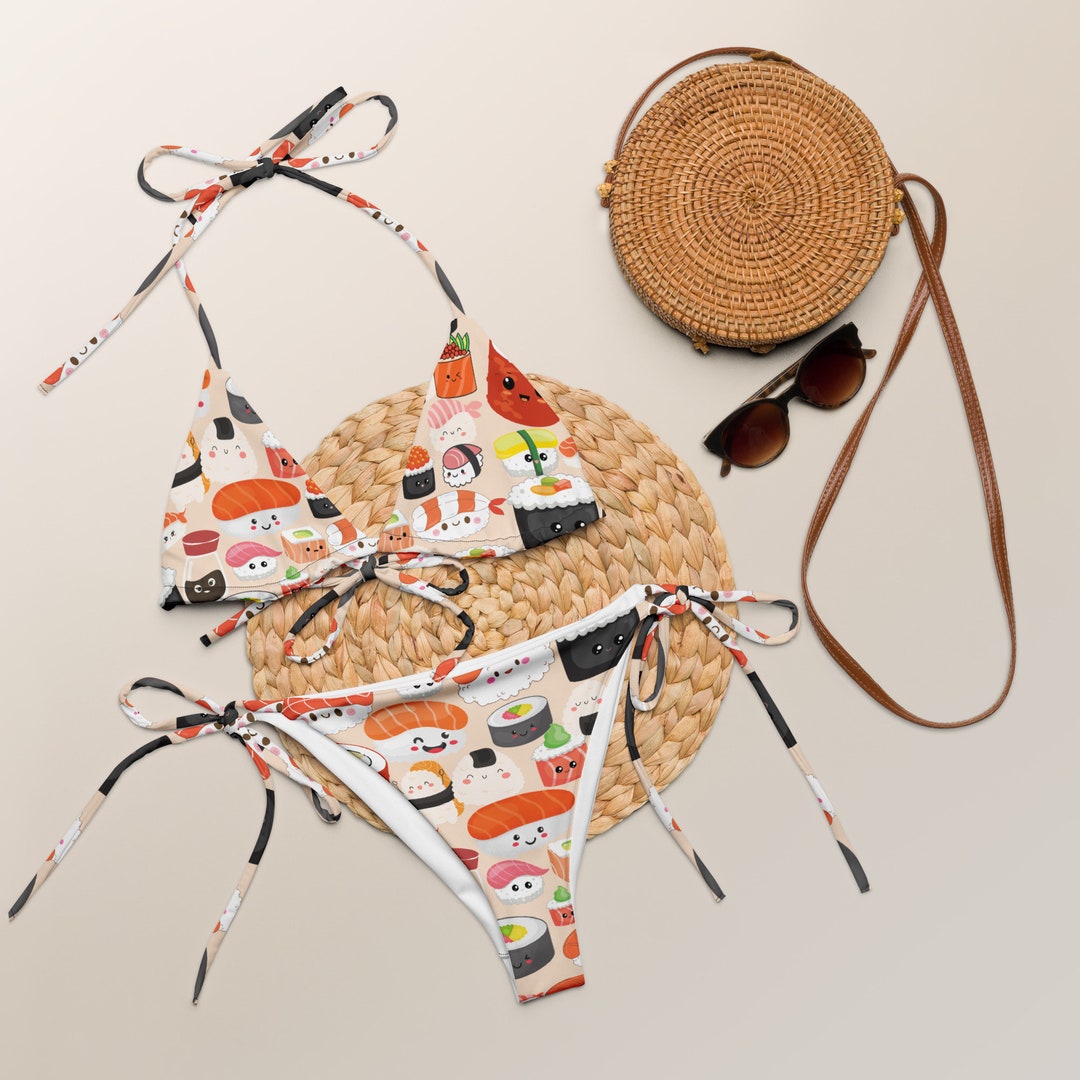 Sushi String Bikini, Sushi Lover, Sashimi, Foodie Gift, Bikini Setgift ...