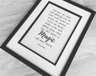 Roald Dahl the BFG Stamps Framed - Etsy UK
