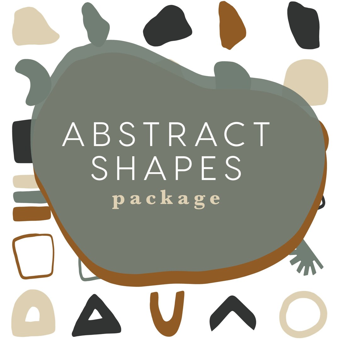 Illustrated Shapes Package Instant Download Vector PNG Clipart Logo ...