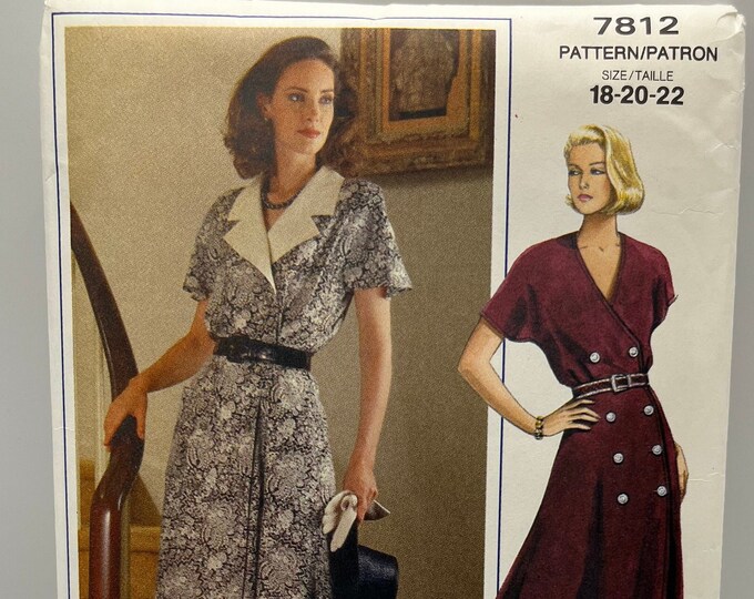 Vintage Vogue Classics Pattern 7812 Size 18-20-22 Uncut - Etsy