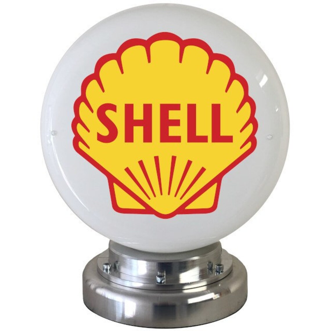 Shell Mini Gas Pump Globe Mini, LED Desk Lamp, Automemorabilia Petrol ...