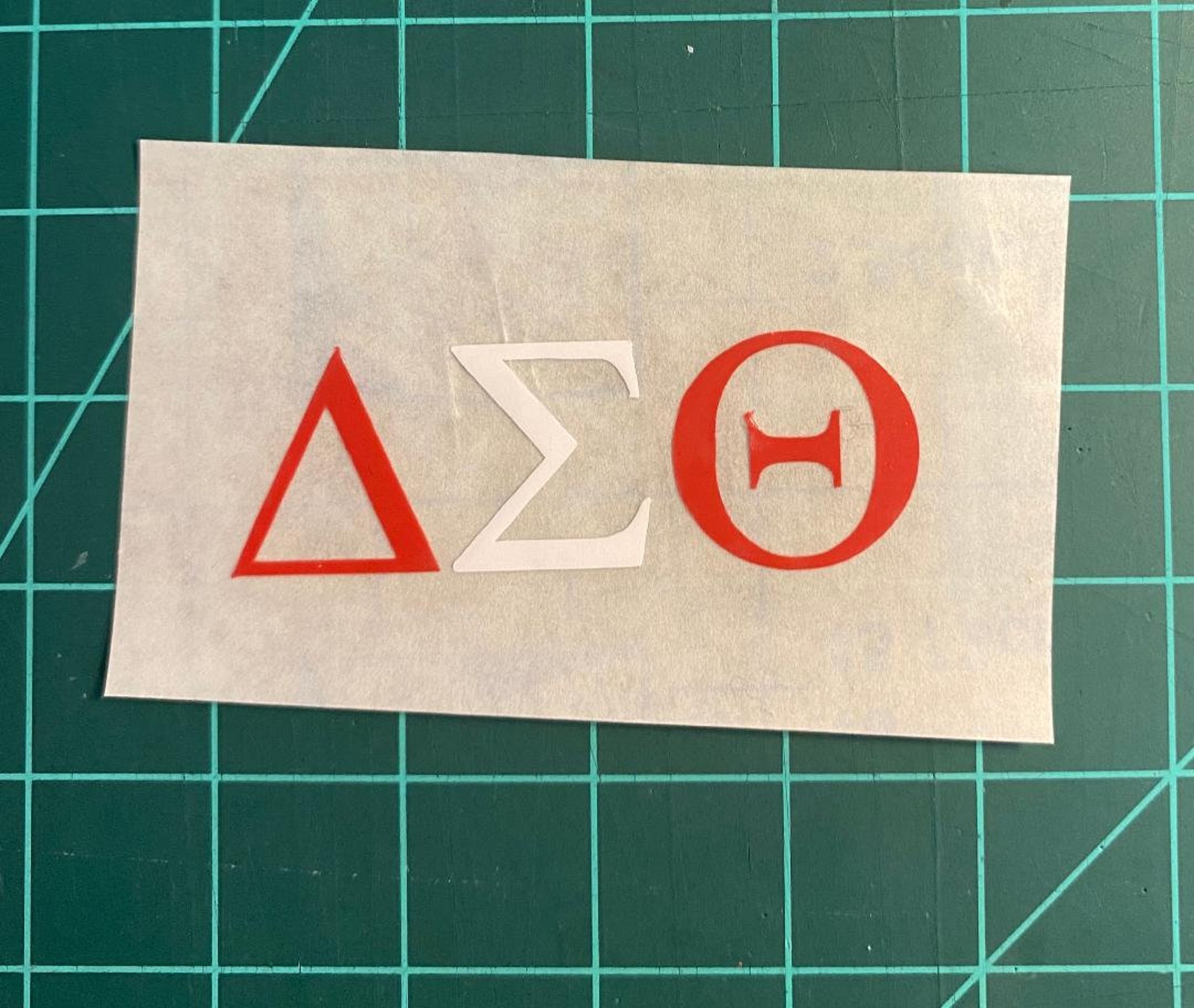 Delta Diva Car Mirror Decal - Etsy