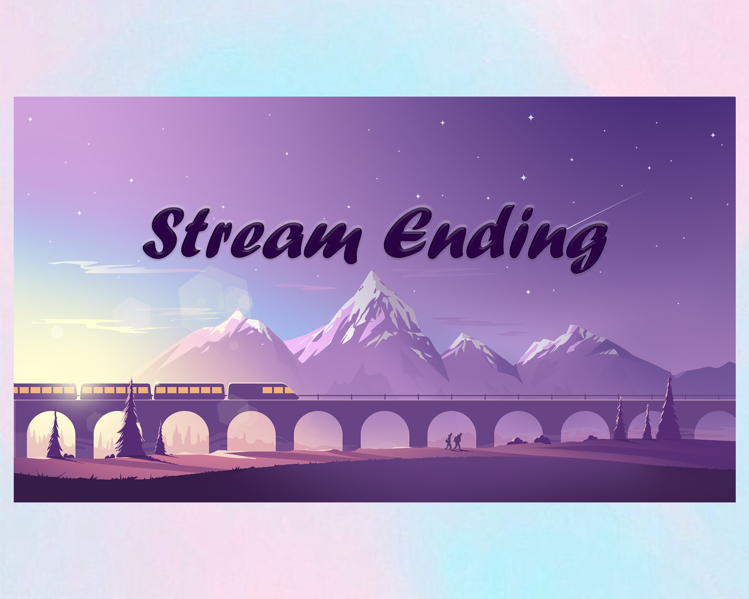 Shooting Star Twitch Overlay Pack - Etsy
