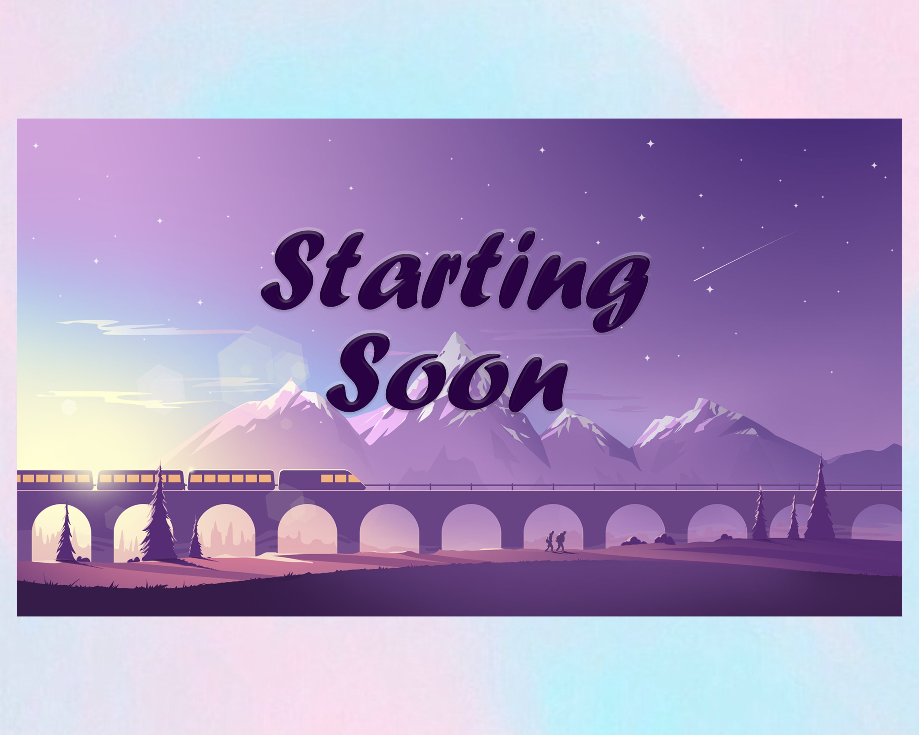 Shooting Star Twitch Overlay Pack - Etsy
