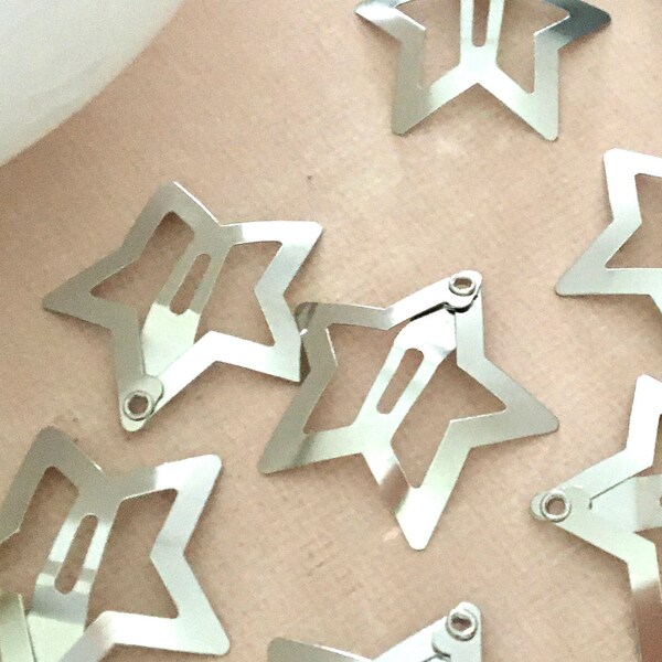 Star Hair Clips - Etsy