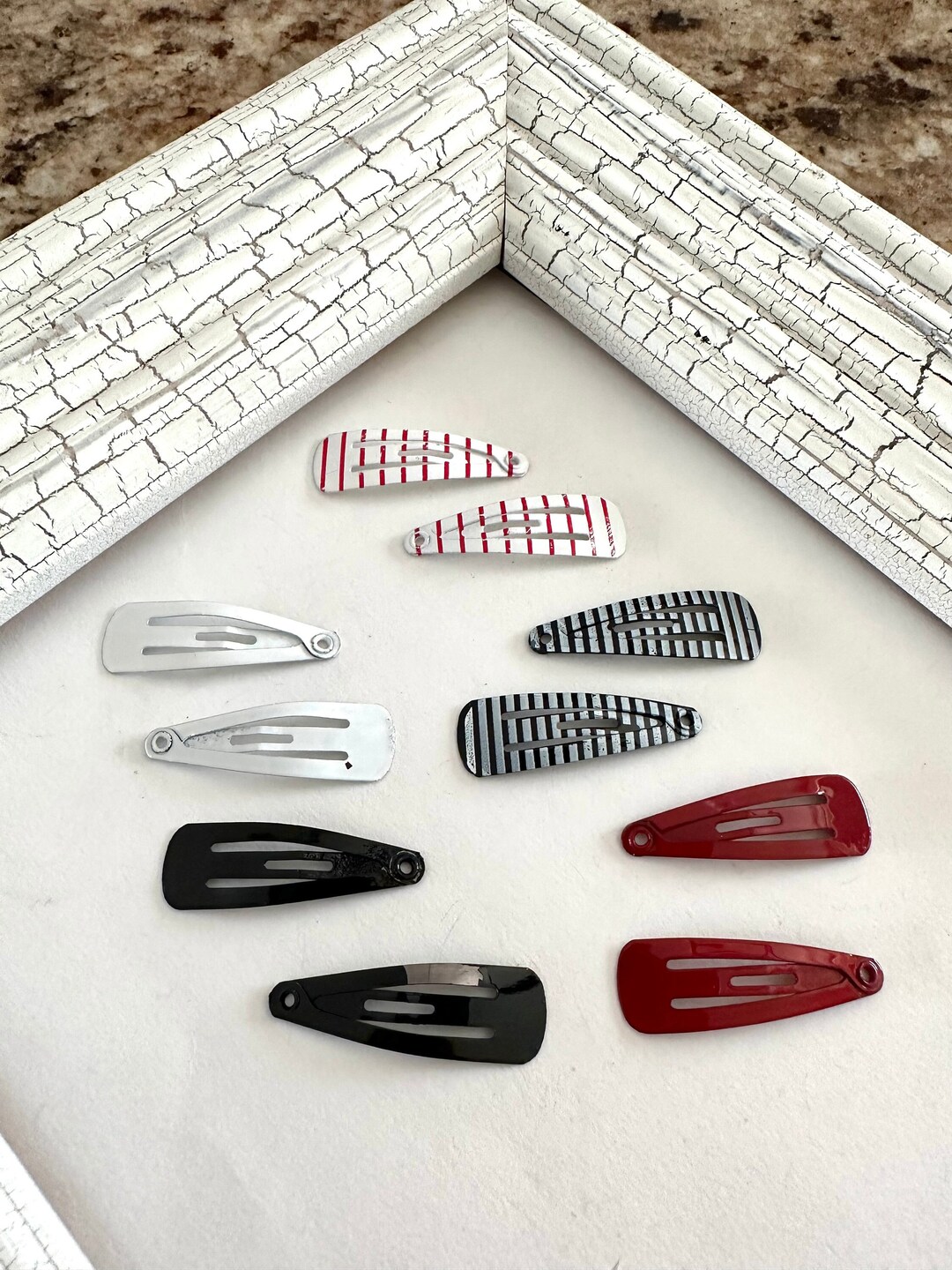 10 Pcs,snap Clips,colored Snap Clips,hair Clips,girl Snap Clip,baby ...