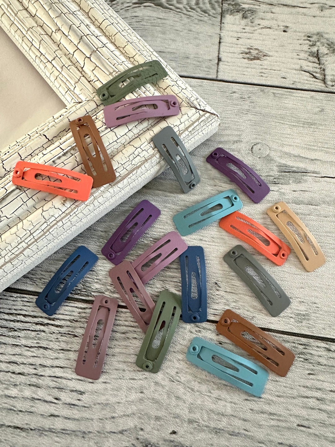 20 Pcs,snap Clip,baby Snap Clips,rectangular Snap Clip,snap Clip,small ...