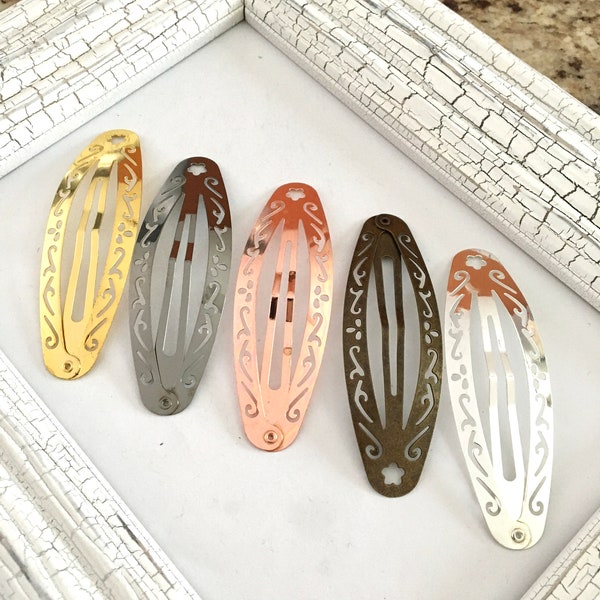 Snap Hair Clips - Etsy