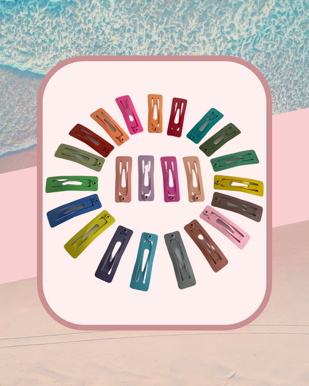 22 Pcs,snap Clip,baby Snap Clips,rectangular Snap Clip,snap Clip,small ...