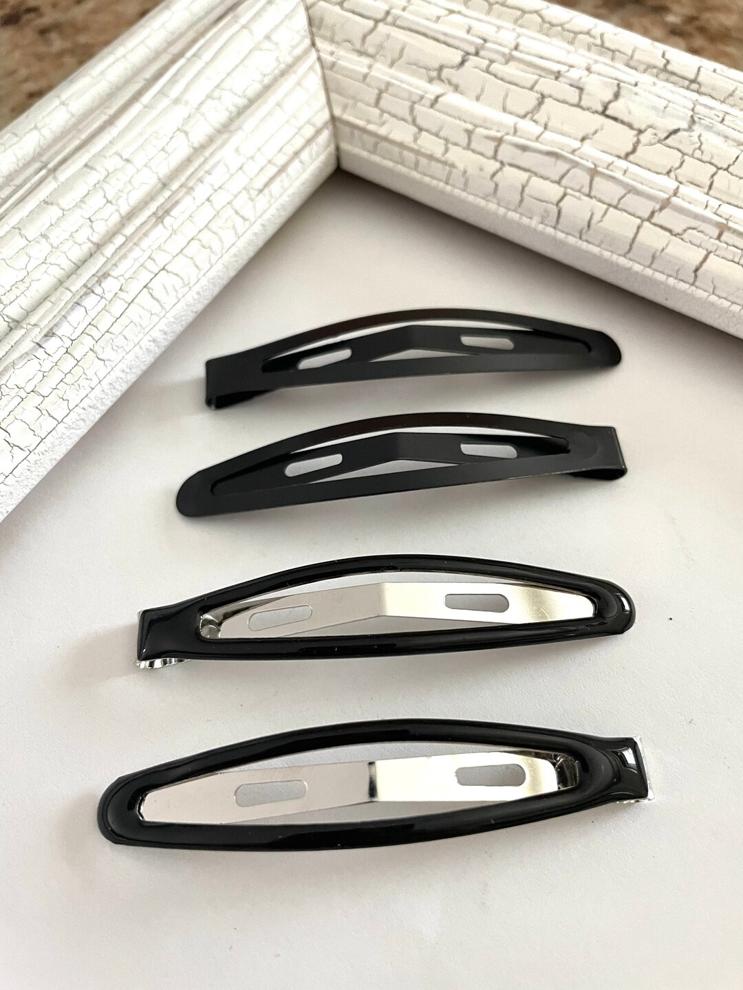 5 Pcs,plain Snap Clips,black Snap Clips,pea Snap Clip,small Snap Clip ...