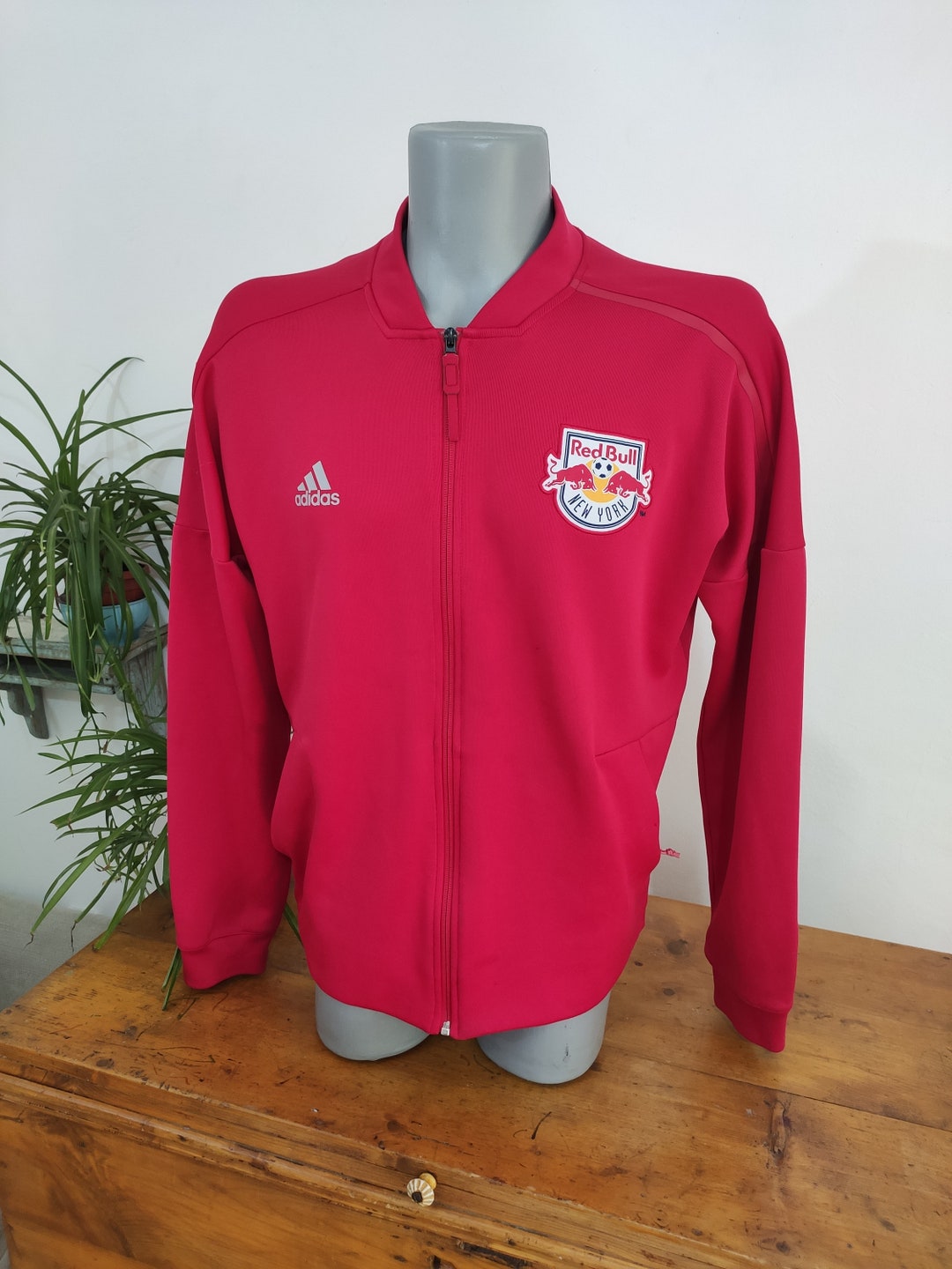 Red Adidas Redbull Tracksuit Sports Jacket New York - Etsy