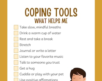 Seeking Safety Safe Coping Skills - Etsy
