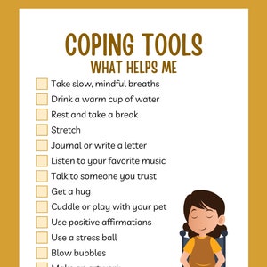 Coping Skills Jeopardy Game Mental Health Inspired Questions: - Etsy