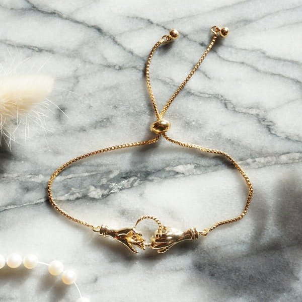 Gold Wicca Bracelet - Etsy UK
