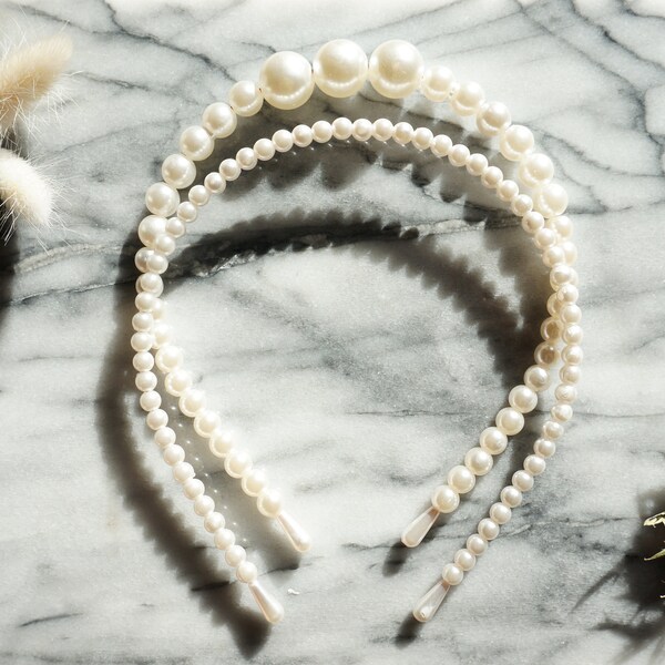 Pearl Headband - Etsy