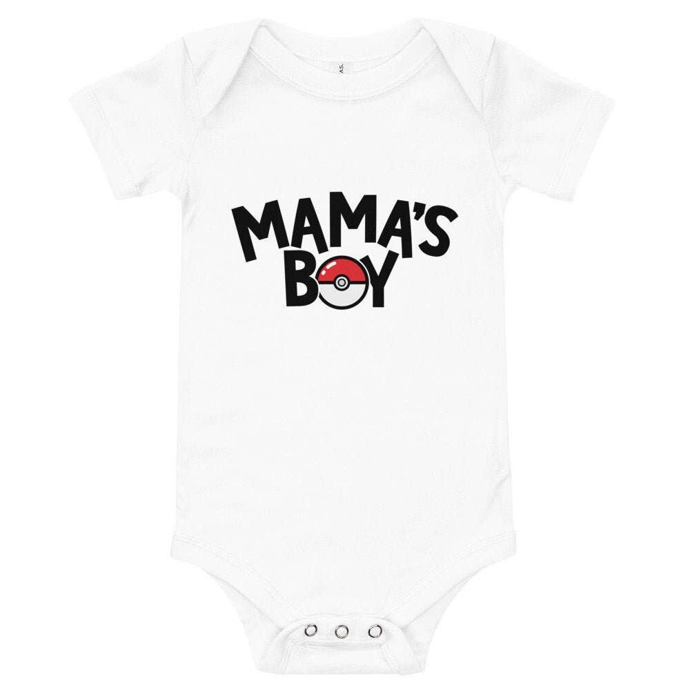 Mama's Boy Pokemon Onesie Pokemon Baby Pokemon Onesie - Etsy