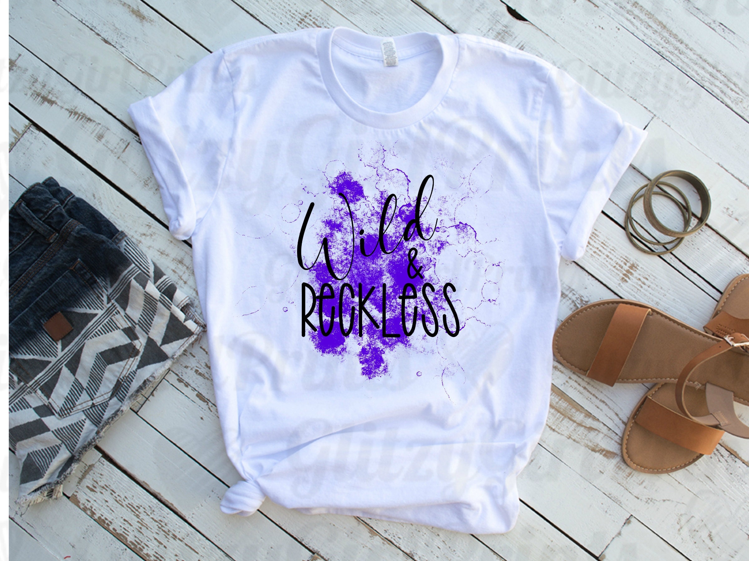 Wild & Reckless PNG-Hand Drawn-Instant download-Sublimation | Etsy