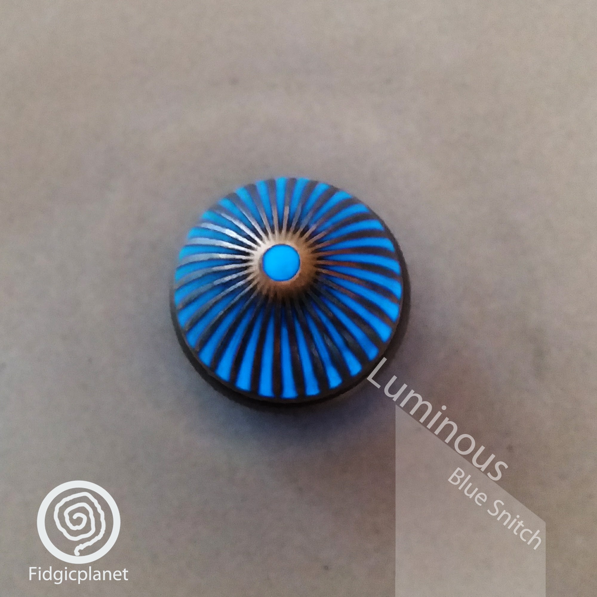 Metal Fidget Spinner Luminous Blue Snitch - Etsy Hong Kong