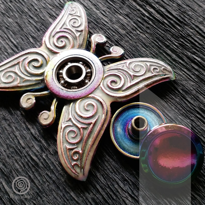 Metal Fidget Spinner Luminous Butterfly - Etsy