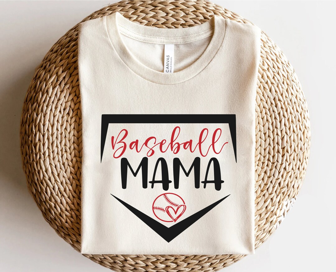 Baseball Mama Home Plate Shirt, Baseball Season Shirt, Baseball Vibes ...
