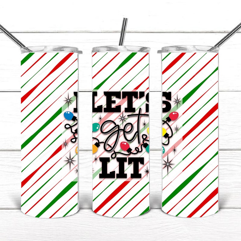 Lit Christmas Tumbler - Etsy UK