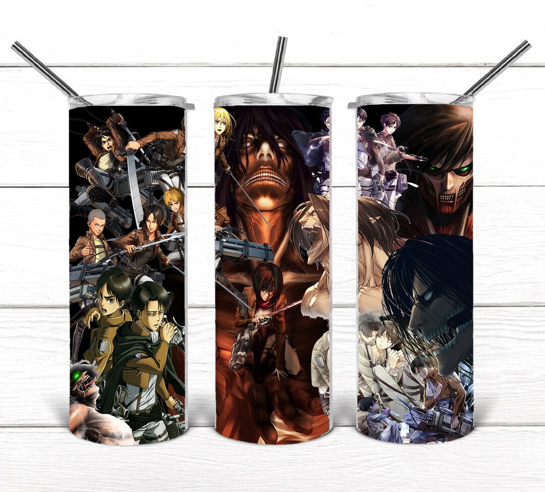 Anime Collage PNG Tumbler Wrap Anime Tumbler, 20oz Skinny Tumbler, Png ...