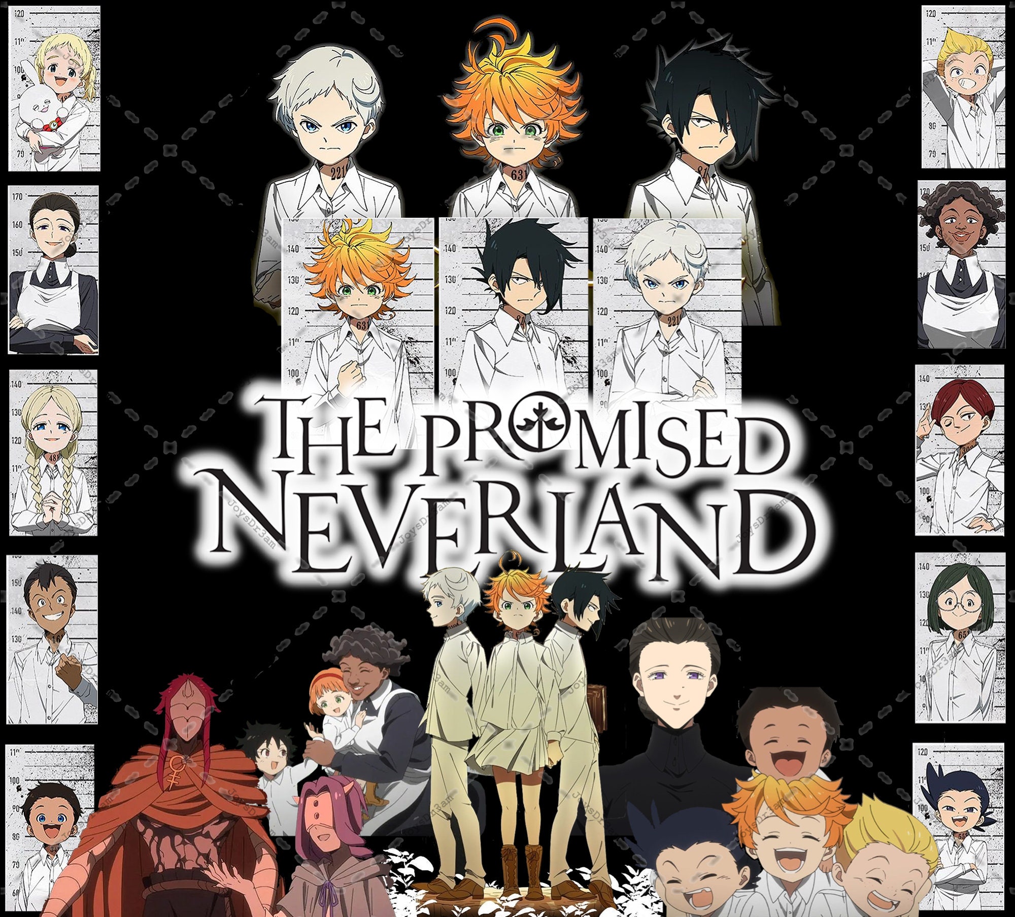 Promise Neverland Anime Tumbler PNG File - Etsy