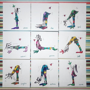 Surya Namaskar A Set - Etsy