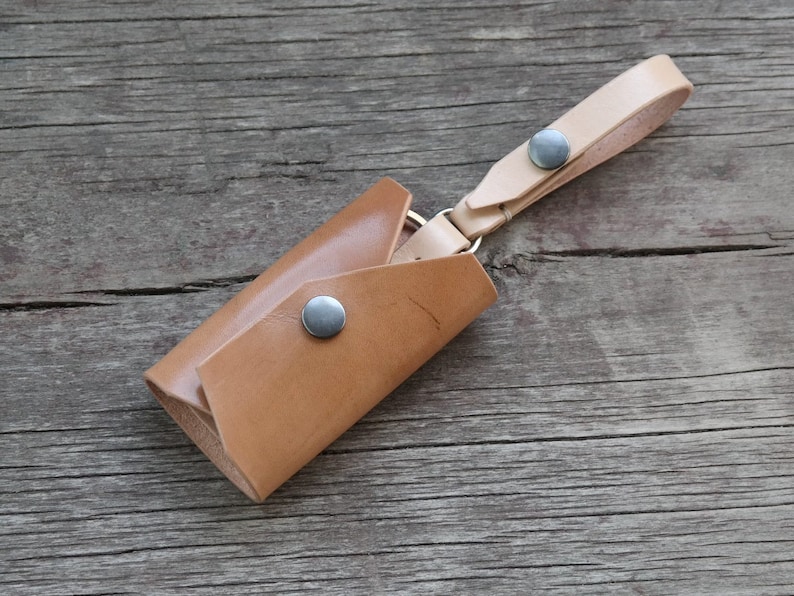 Leather Key Holder PDF Pattern. Leather Key Pouch. Key Bag. | Etsy