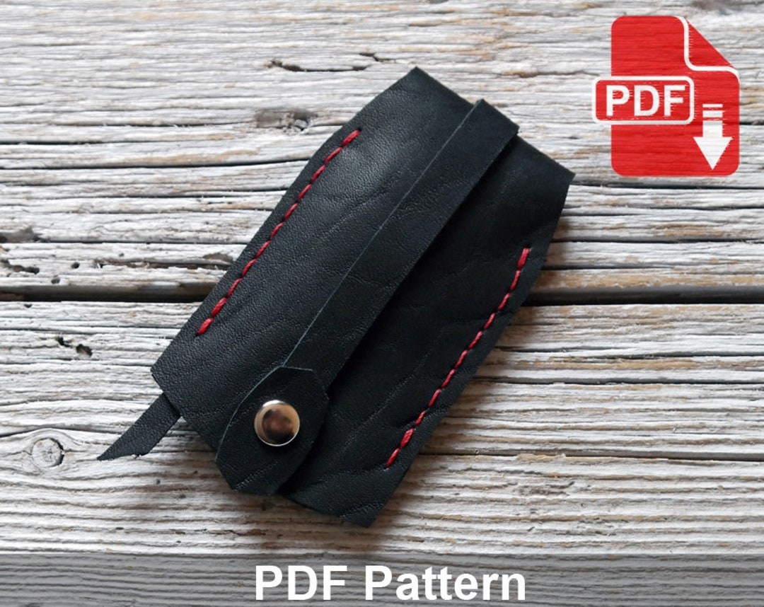 Leather Key Holder PDF Pattern. Leather Key Pouch. Key Bag. Keys Cover ...